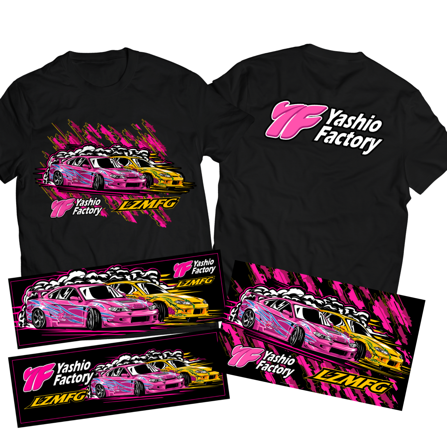 YASHIO FACTORY x LZMFG Collab Merch Pack - Yashio Factory